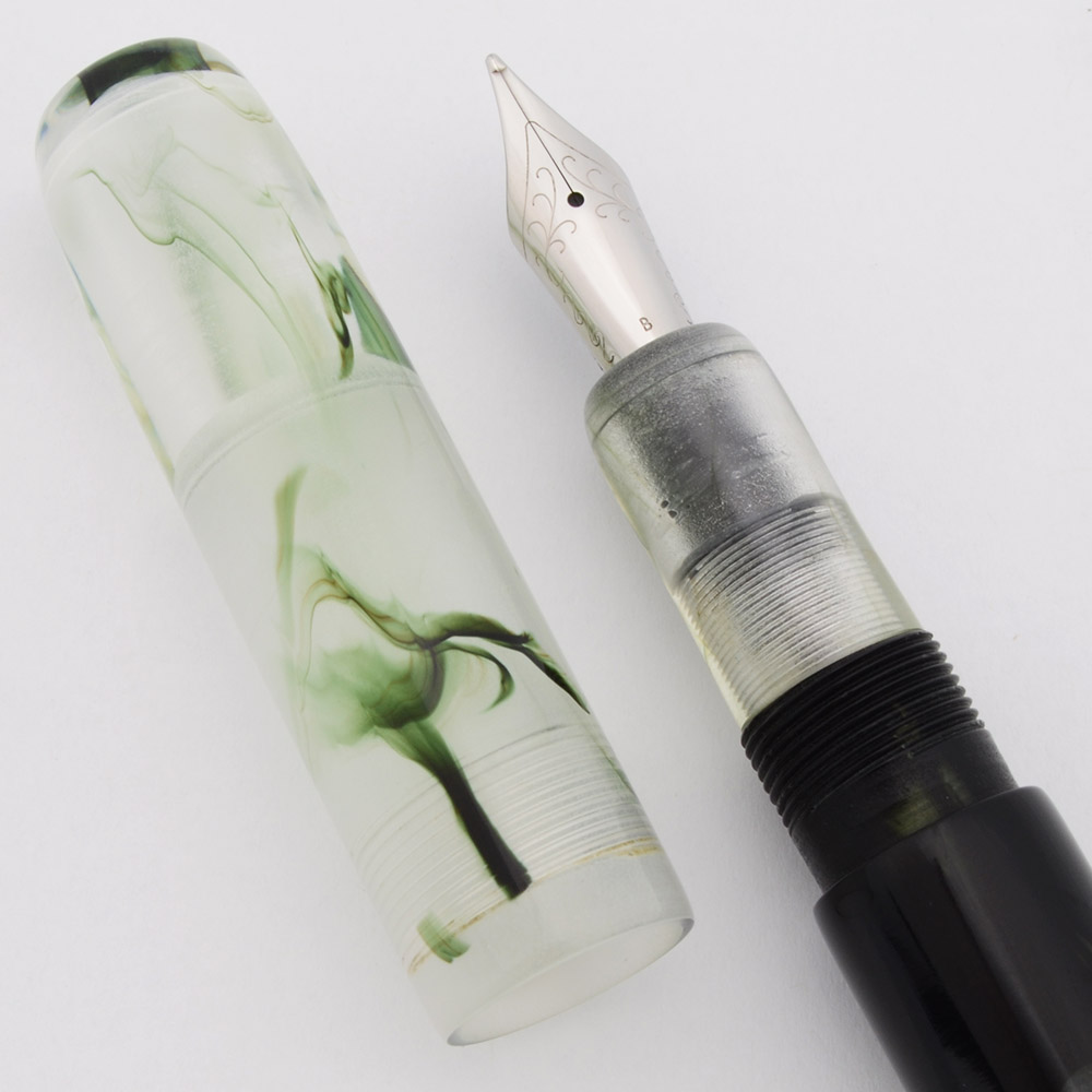 PSPW Prototype Fountain Pen - Oversized, Seaweed Alumilite, No Clip, #6 ...