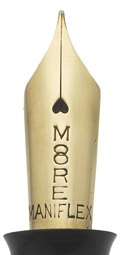 Moore Extra Small Fountain Pen (1940s) - Brown Snakeskin, 14k Maniflex ...