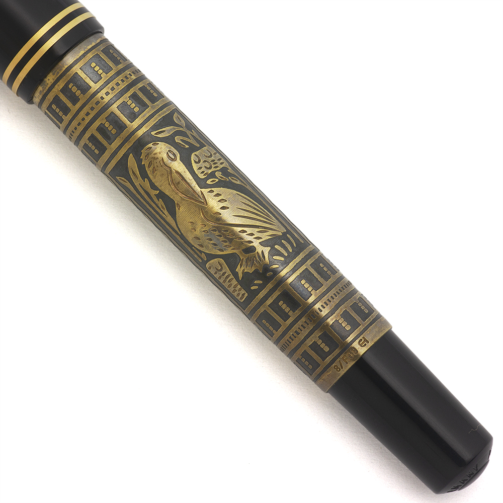 Pelikan M700 Toledo Fountain Pen - Black, Vermeil, OB 18k (Excellent ...