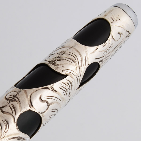 Parker 51 Ariel Kullock "Fantasy" Aerometric - Sterling Filigree Cap ...