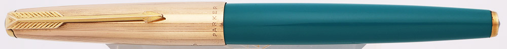 Parker 61 Fountain Pen (England) - Mk II, Vista Blue w Rolled Gold Cap ...