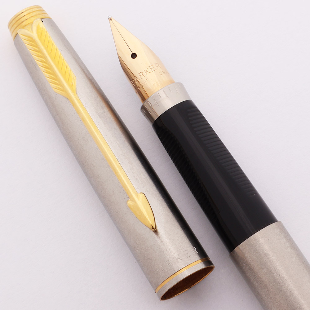 Parker 75 Flighter DeLuxe Fountain Pen (USA) - GP Trim, 14k Fine (New ...
