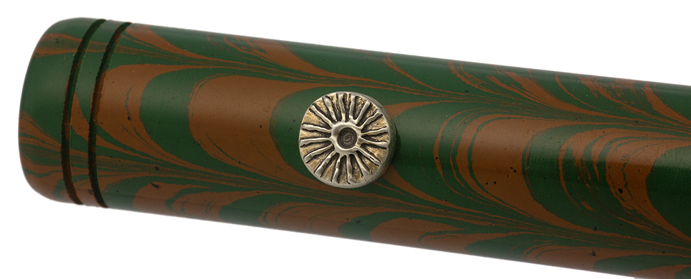 PSP Ranga Ebonite Monterey Fountain Pen - Sterling Roll Stop, Smooth ...