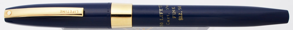 Sheaffer Imperial Lifetime 1250 Cartridge Pen (1963) - Blue w/GT, Fine ...