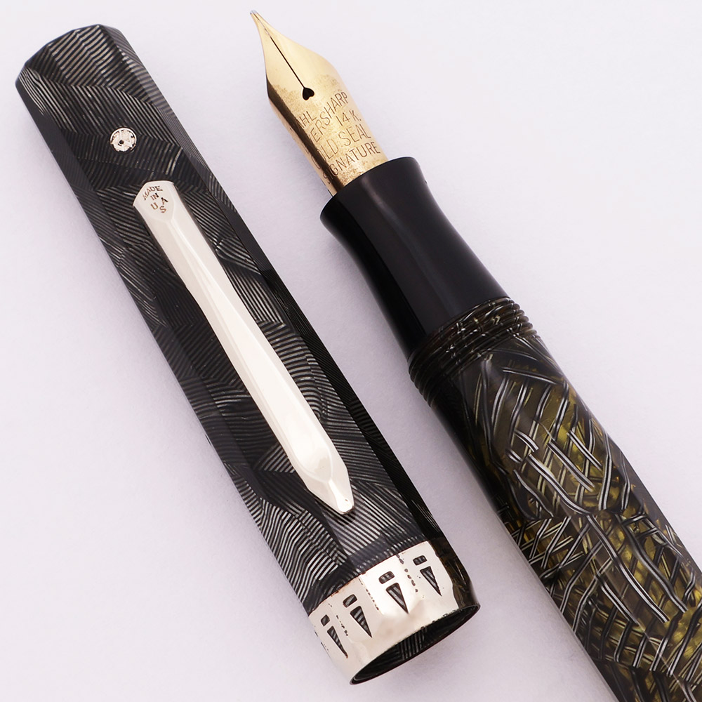 Wahl Doric II Gold Seal Oversize Fountain Pen Set (1930s) - Silver ...